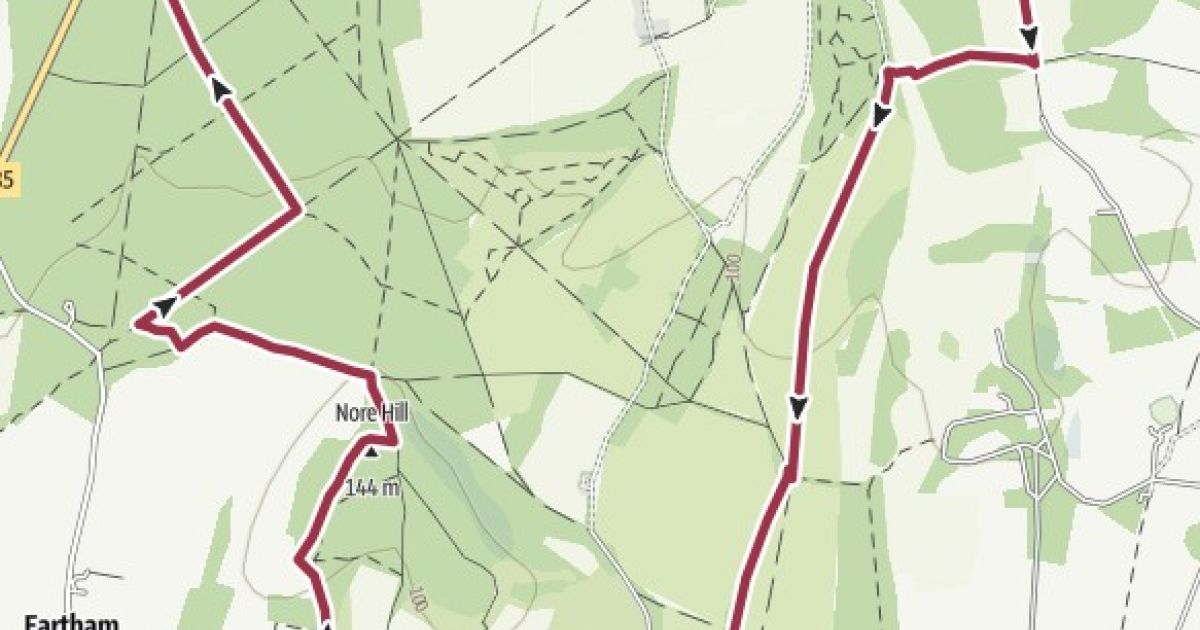 Slindon-Nore Hill-Eartham Wood-Glatting Beacon-Great Down - Ramblers